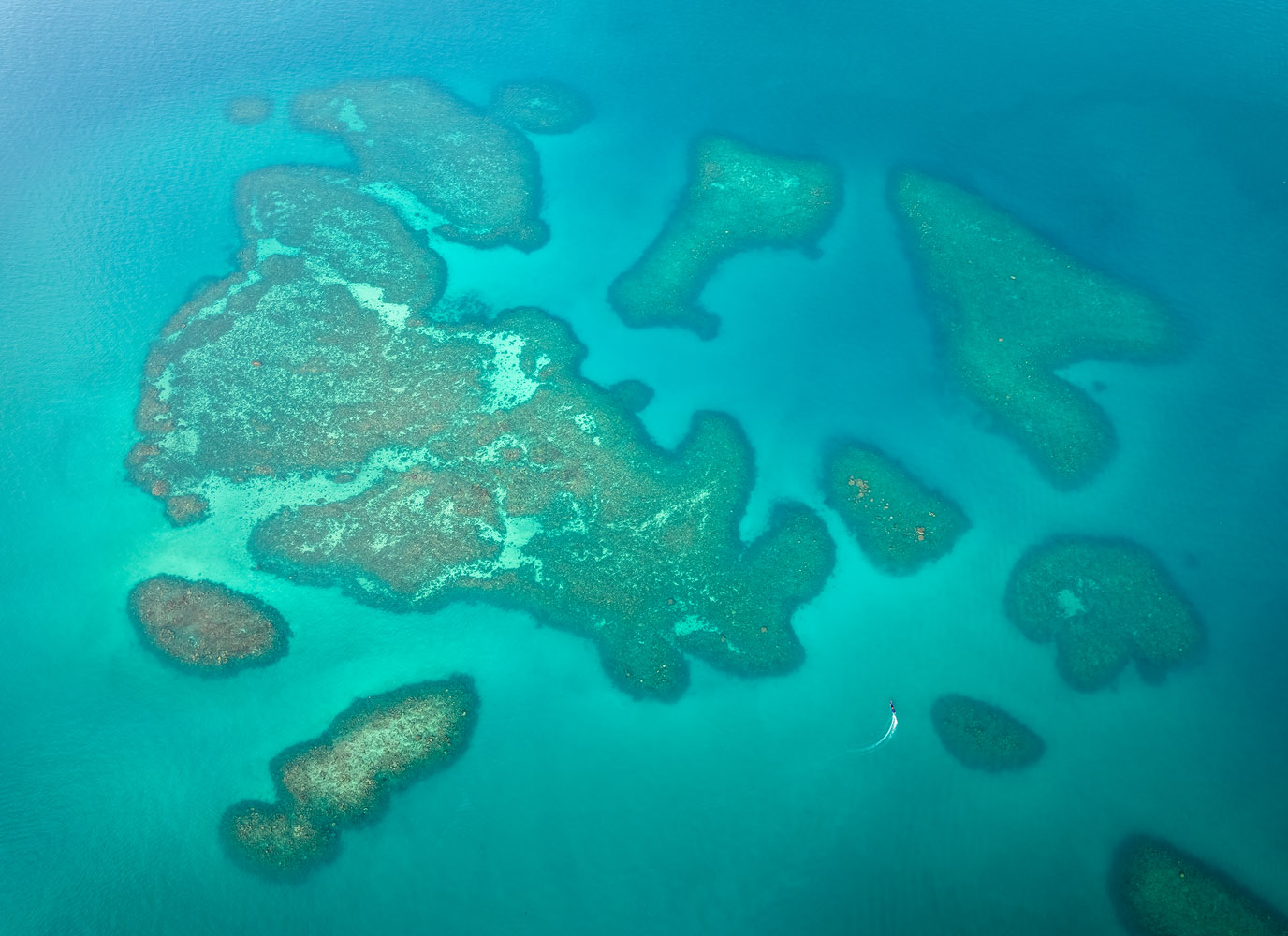 Sea Brain - Underwater rock formations near Belitung Island, Indonesia