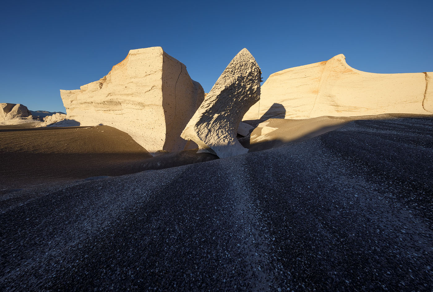 Broken Lava - A huge pumice boulder, broken in two - Pumice Stone Field ...
