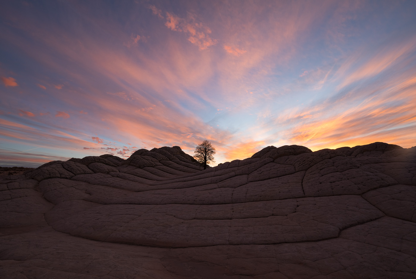 Insane in the MemBrain - Post sunset color above the brain rock ...